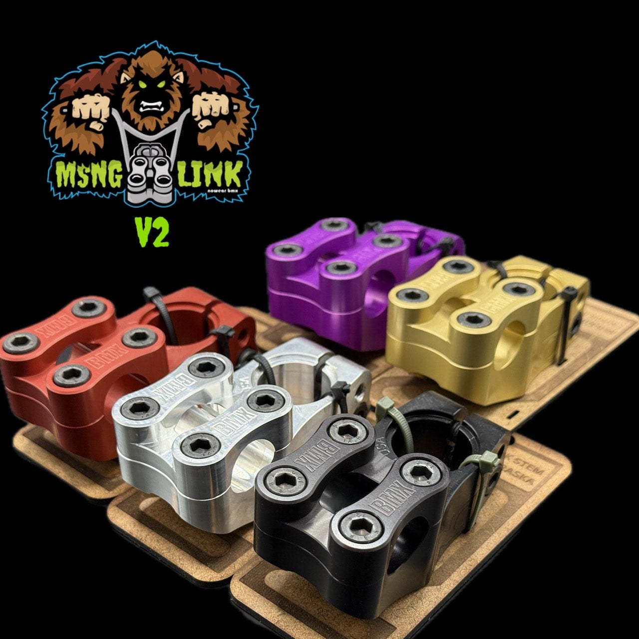 "Missing Link" V2 Top Load Stem | Nowear BMX